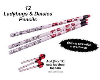 Ladybug Pencils | Etsy