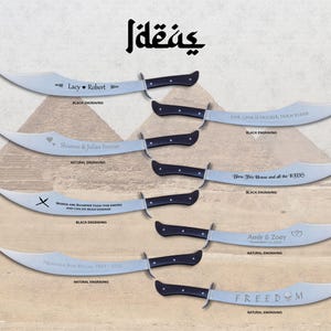 Arabian Sword, Engraved Sword, Scimitar, Wedding Sword, Cake Cutter - Etsy