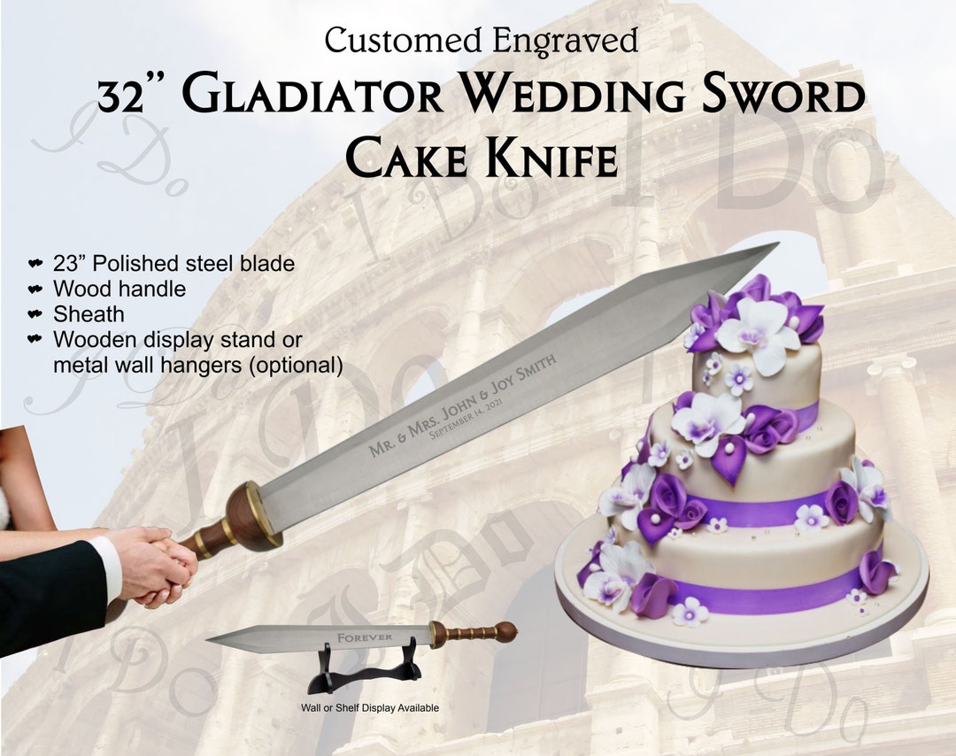 Wedding Cake Knife, Sword, Gladius Sword - Etsy