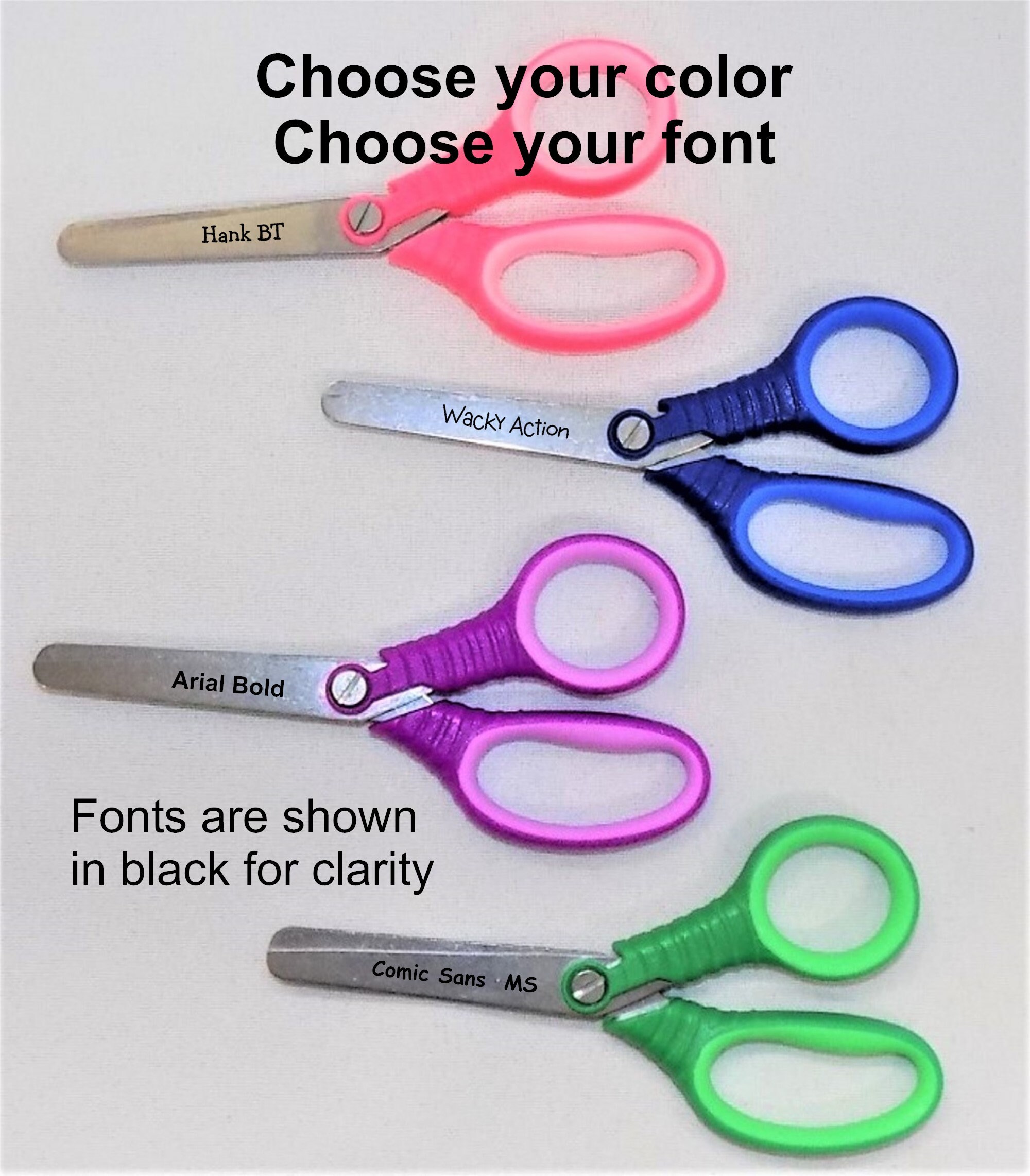 Personalized Pencil & Scissor Set Back to School Supplies - Etsy