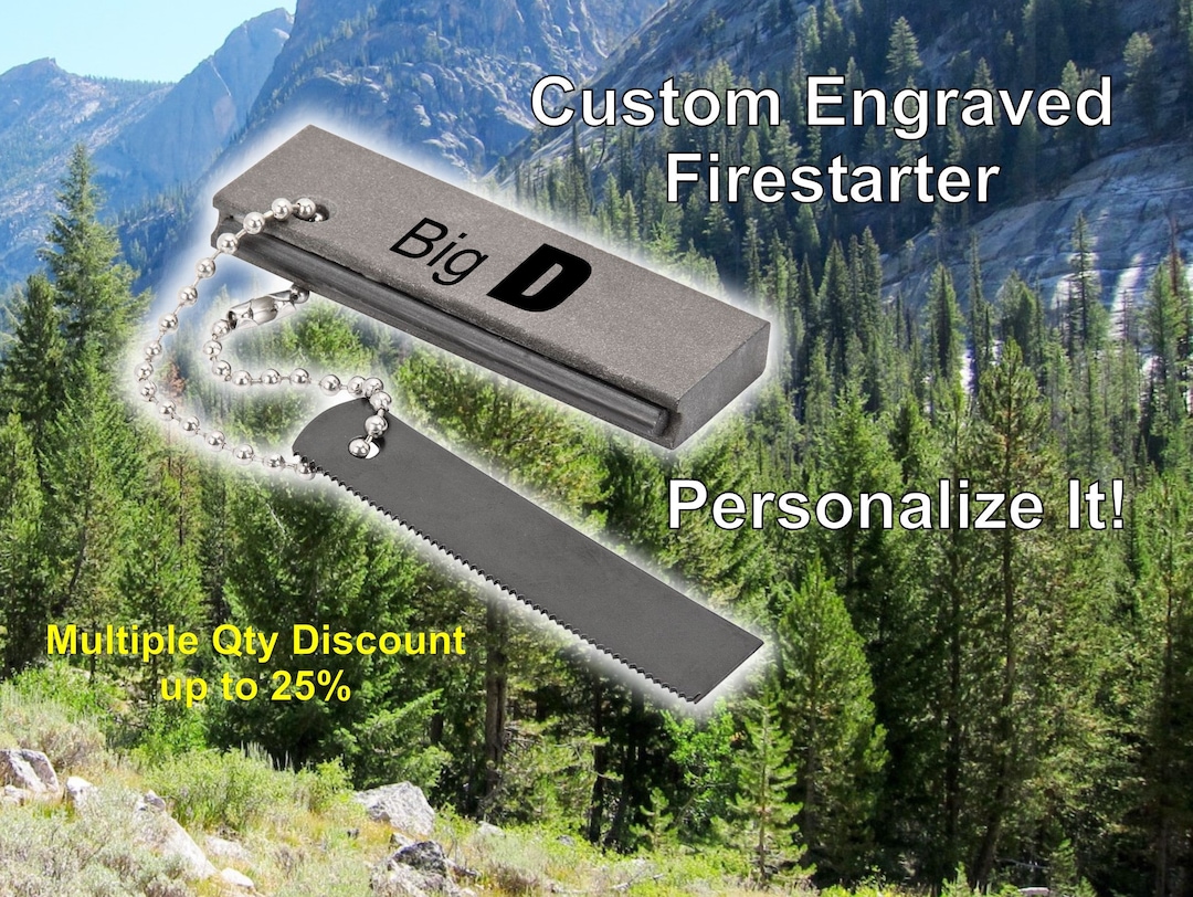 Fire Starter, Personalized Gift, Survival Gear - Etsy