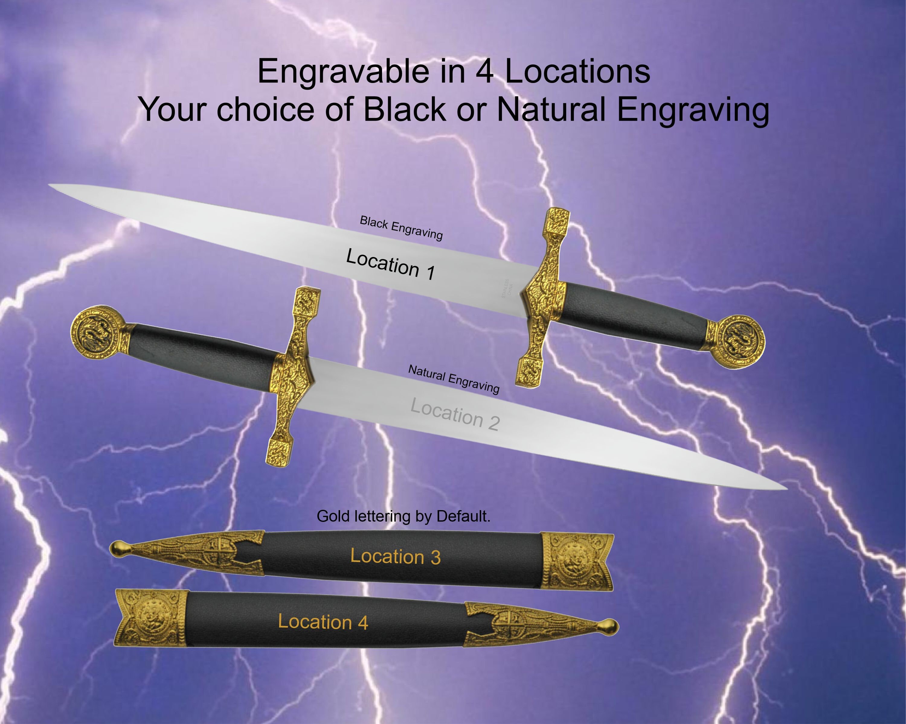 Excalibur Dagger Medieval Dagger Engraved Dagger - Etsy