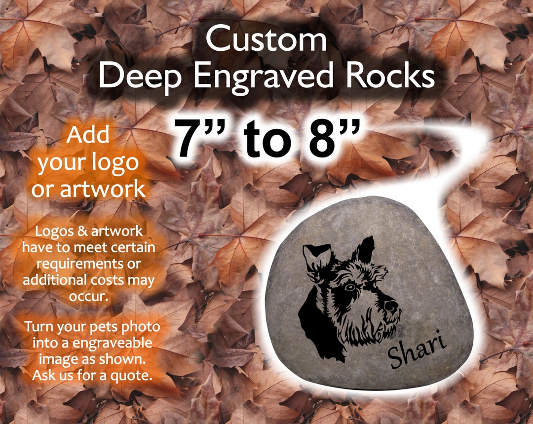 Engraved Rocks, Memorial Stone, 7 Inch to 8 Inch - Etsy