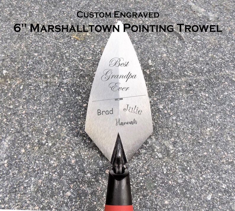 Custom Engraved Mason TrowelPersonalized Hand Trowel | Etsy