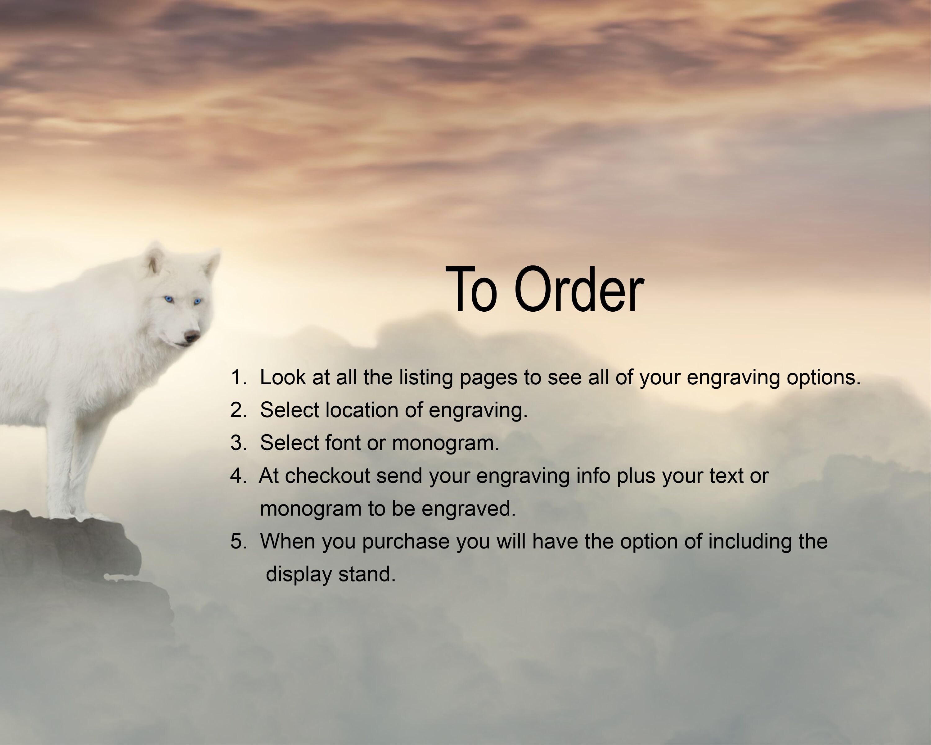 Wolf Dagger Engraved Knife Wolf Gift Silver Finish - Etsy