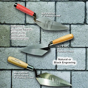 Custom Engraved Mason Trowel,personalized Hand Trowel, Marshalltown - Etsy