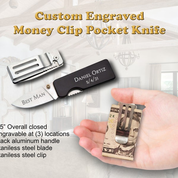 Money Clip Knife - Etsy