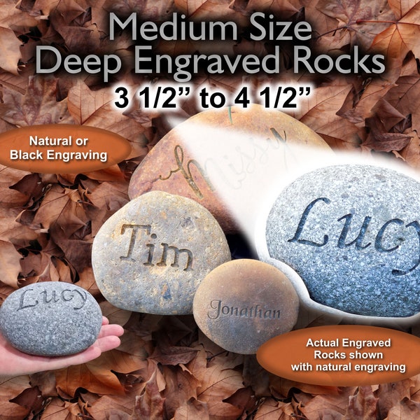 Rocks With Names - Etsy