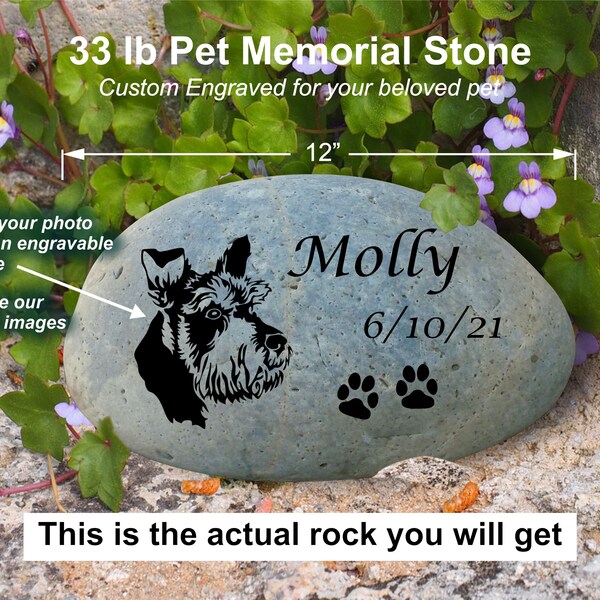 Landscape Rock Engraved - Etsy