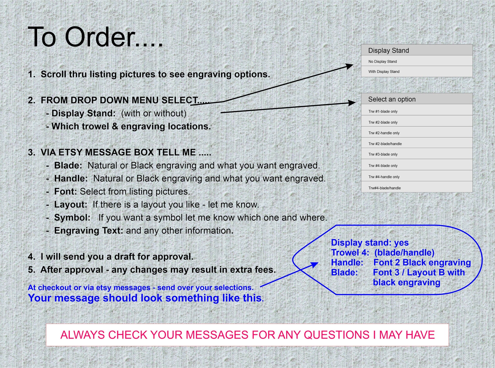 Custom Engraved Mason Trowel,personalized Hand Trowel, Marshalltown - Etsy