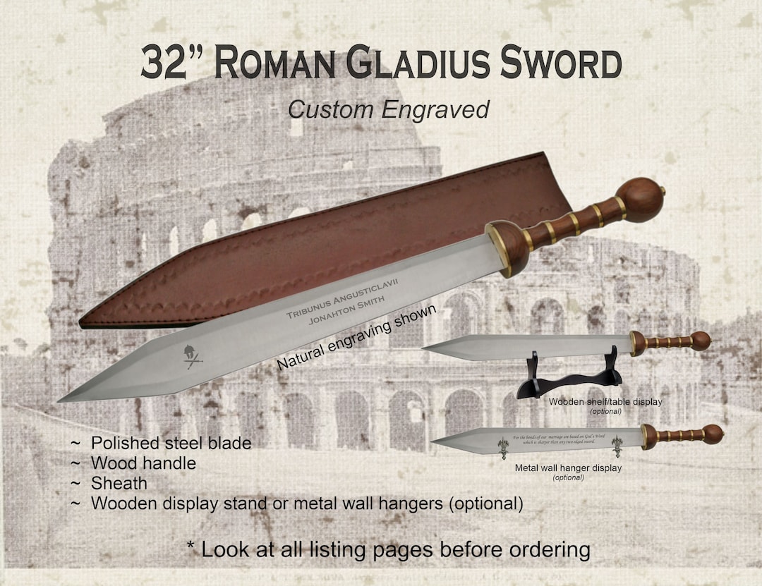 Gladius Sword, Roman Sword, 32 Inch Sword - Etsy