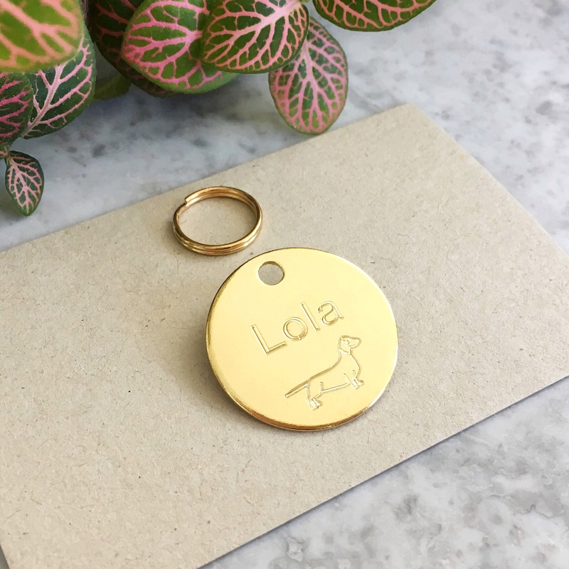 Dachshund Dog Tag - Etsy