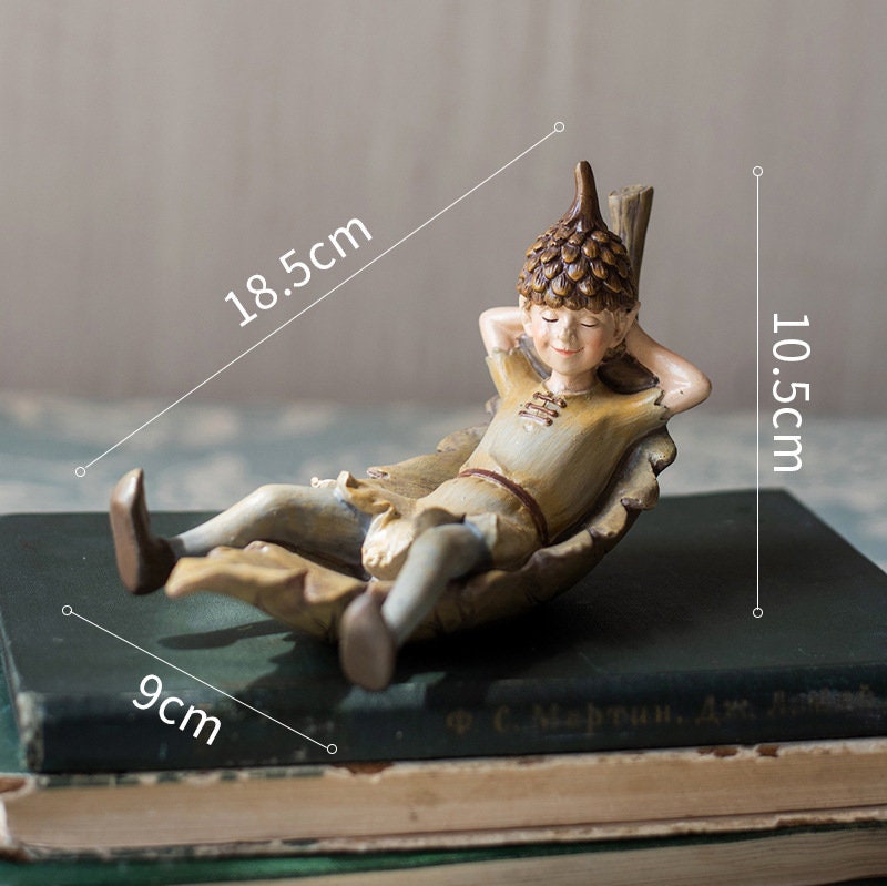 Cute Resin Fairy Garden Forest Elf Sculpture Figurine Resin - Etsy