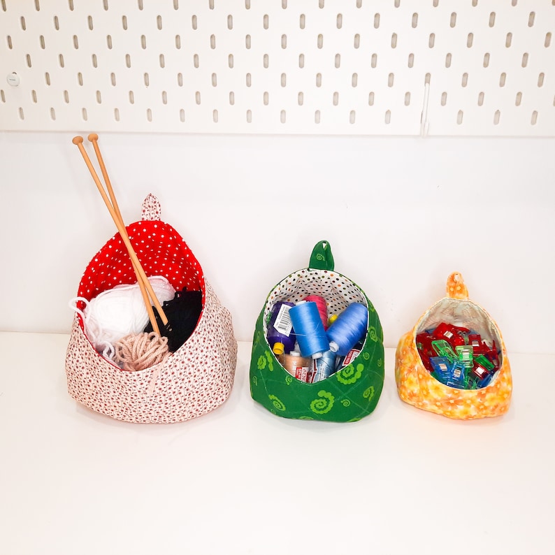 Fabric Bubble Basket Patterns/ 3 Sizes L/M/S /PDF Patterns - Etsy