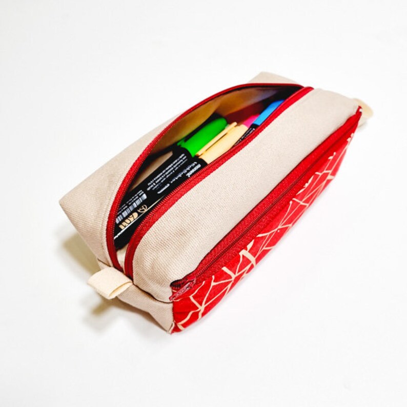 Box Pencil Case With Pocket PDF Pattern | Etsy