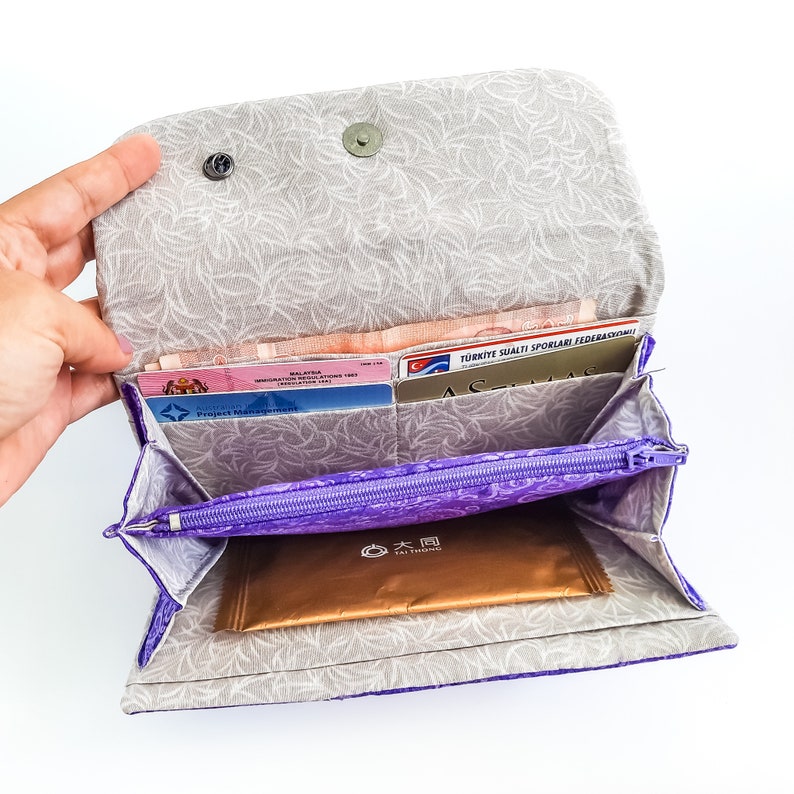 Accordion Long Wallet Pattern - Etsy