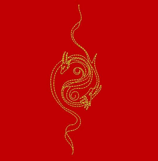 Snake Quilt Block Embroidery Design/ Chinese Zodiac - Etsy