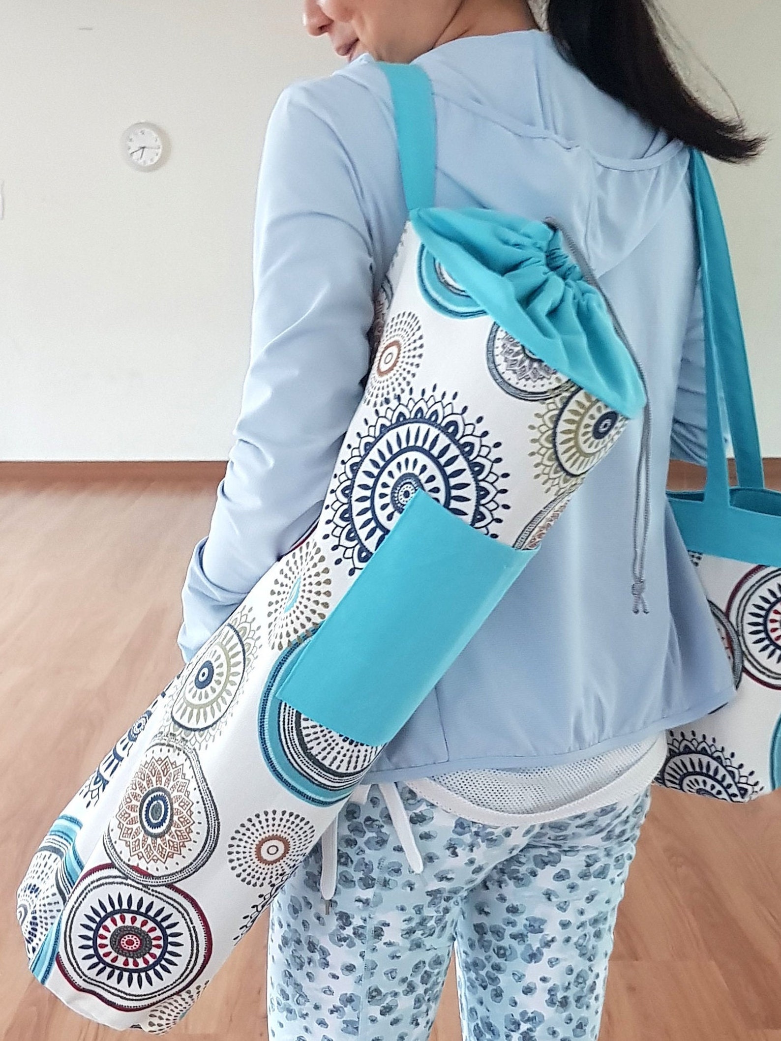 Yoga and Yoga Mat Bag Pattern - Etsy