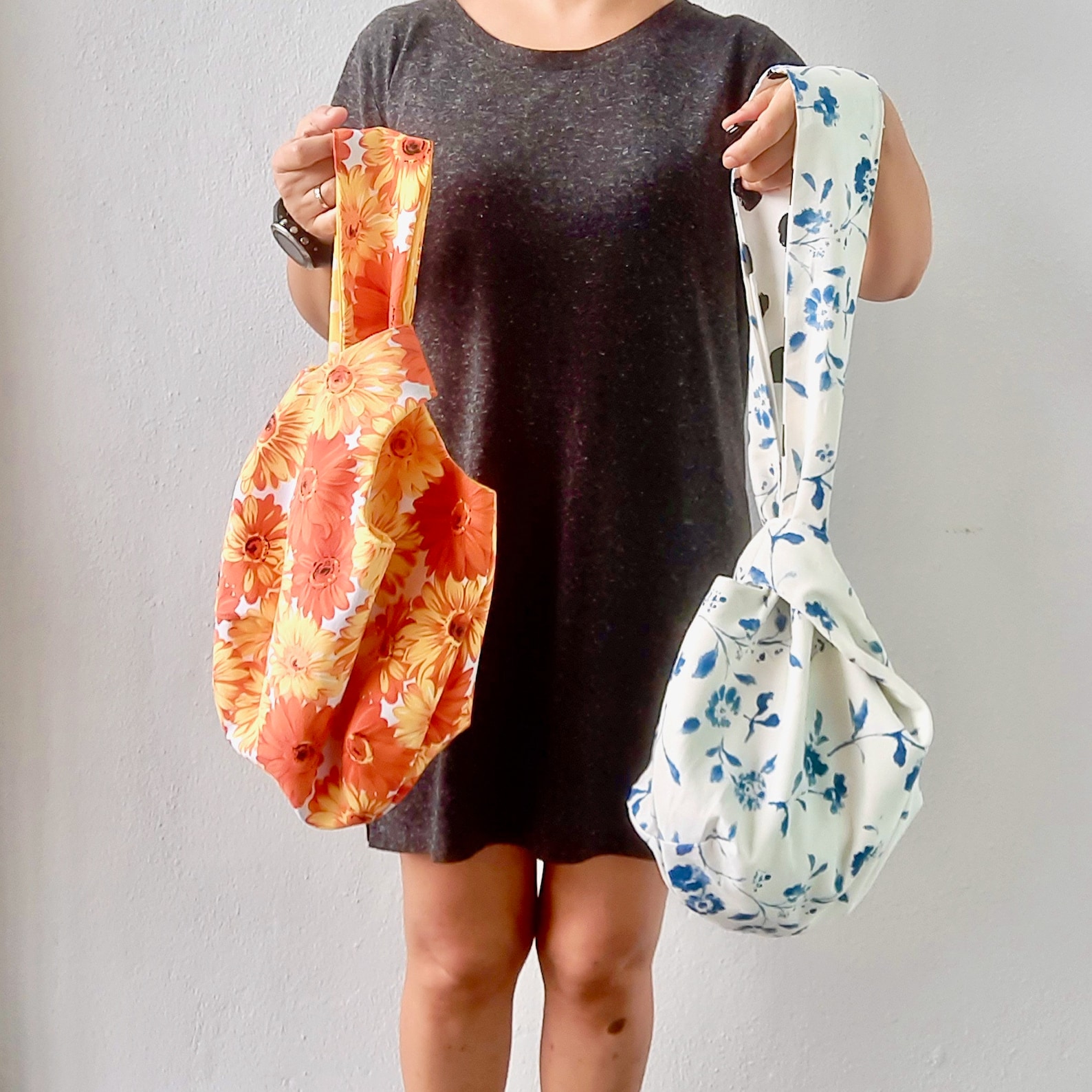 Reversible Knot Bag Pattern 4 Different Sizes and Style - Etsy