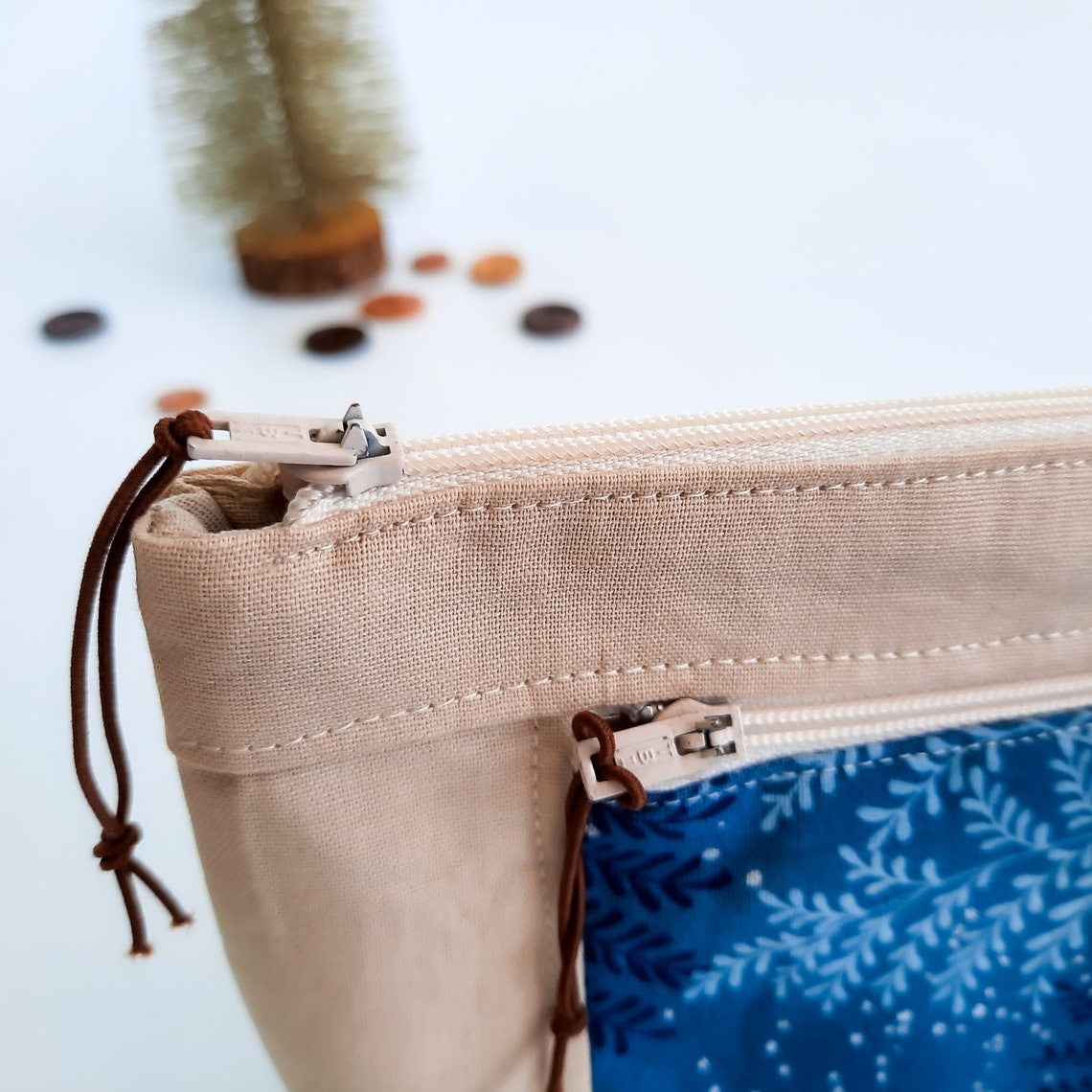 Double Zipper Pouch Pattern/3 Sizes With Tutorial - Etsy