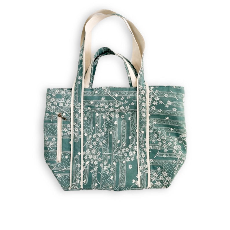 Zippered Tote Bag Pattern With 2 Pockets - Etsy