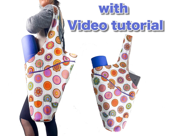 Yoga Mat Bag PDF Sewing Pattern - Etsy