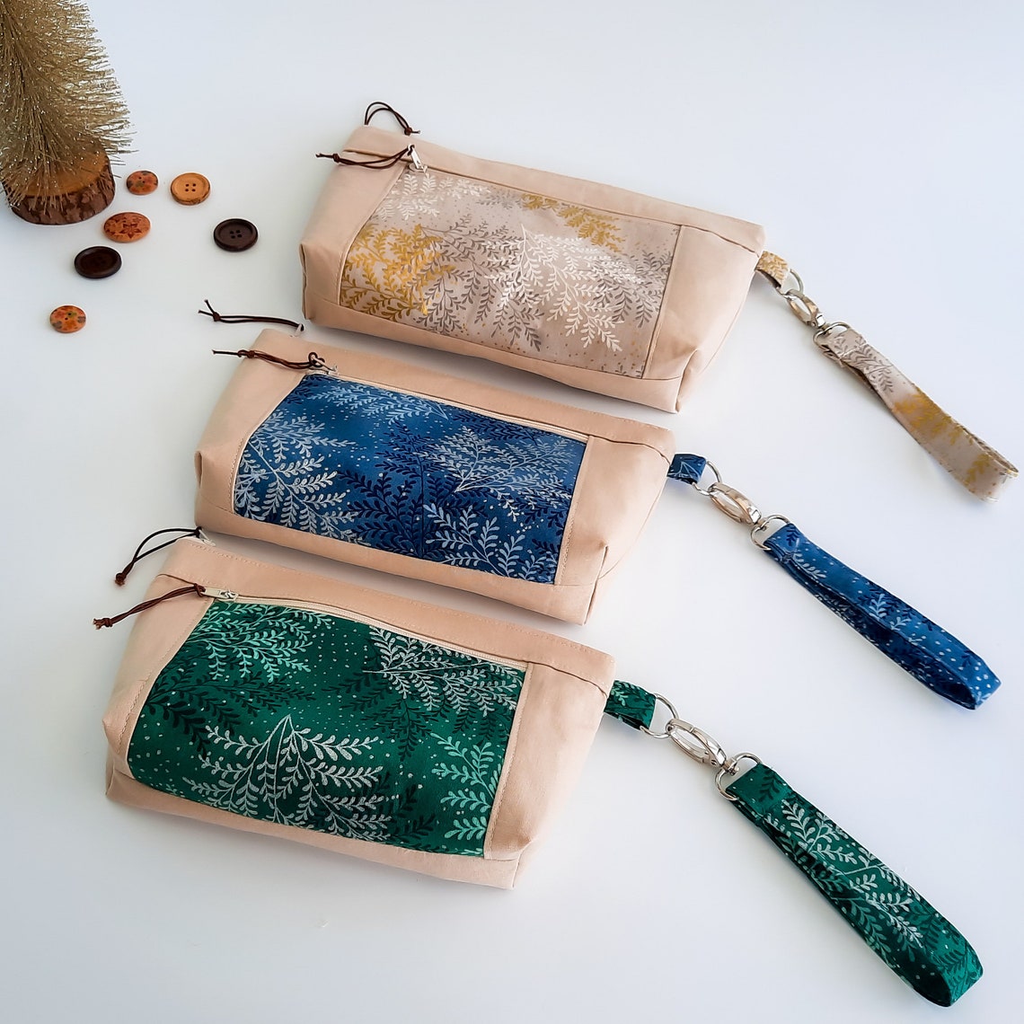 Double Zipper Pouch Pattern/3 Sizes With Tutorial - Etsy