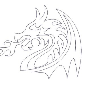 Dragon Quilt Block Embroidery Design - Etsy