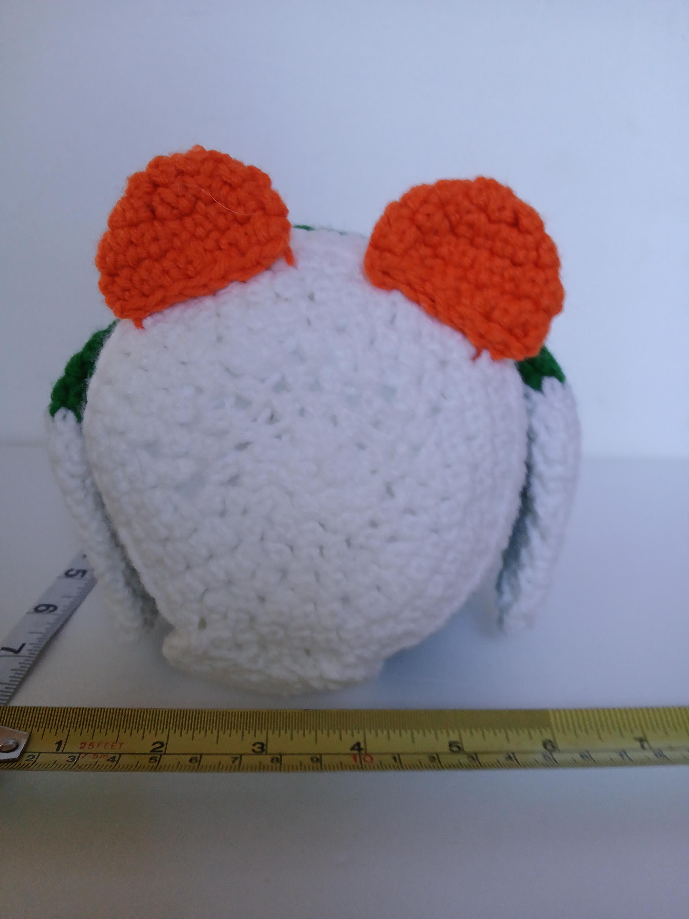 Hand Crocheted University of Oregon Duck Mascot White With Green Shirt ...