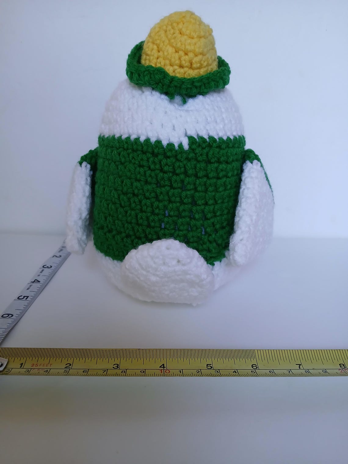 Hand Crocheted University of Oregon Duck Mascot White With Green Shirt ...