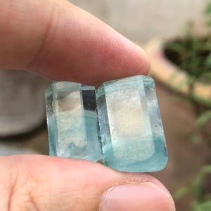 Ocean Blue Aquamarine Crystal - 44ct, Terminated, Gemmy, Ethically ...