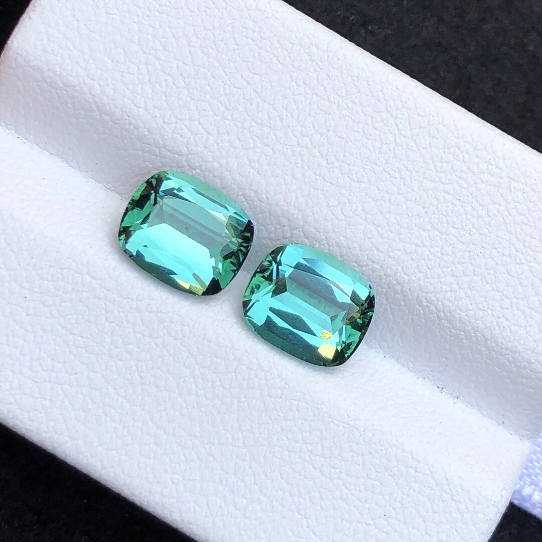 4.5ct Electric Blue Tourmaline Pair Afghanistan Ethically Sourced - Etsy