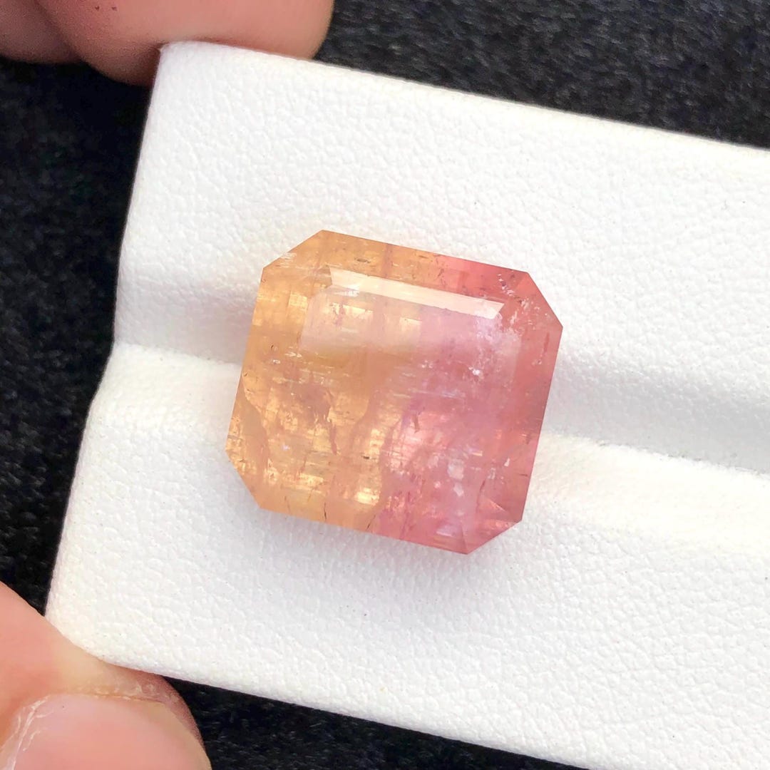 18.6ct Bicolor Orange Pink Natural Tourmaline Ethically Sourced From ...