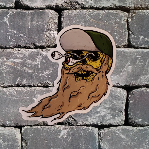 Skull Fink Sticker | Etsy