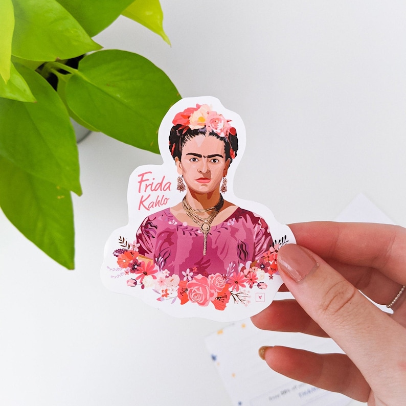 Frida Kahlo cut out sticker pegatinas de vinilo Frida | Etsy