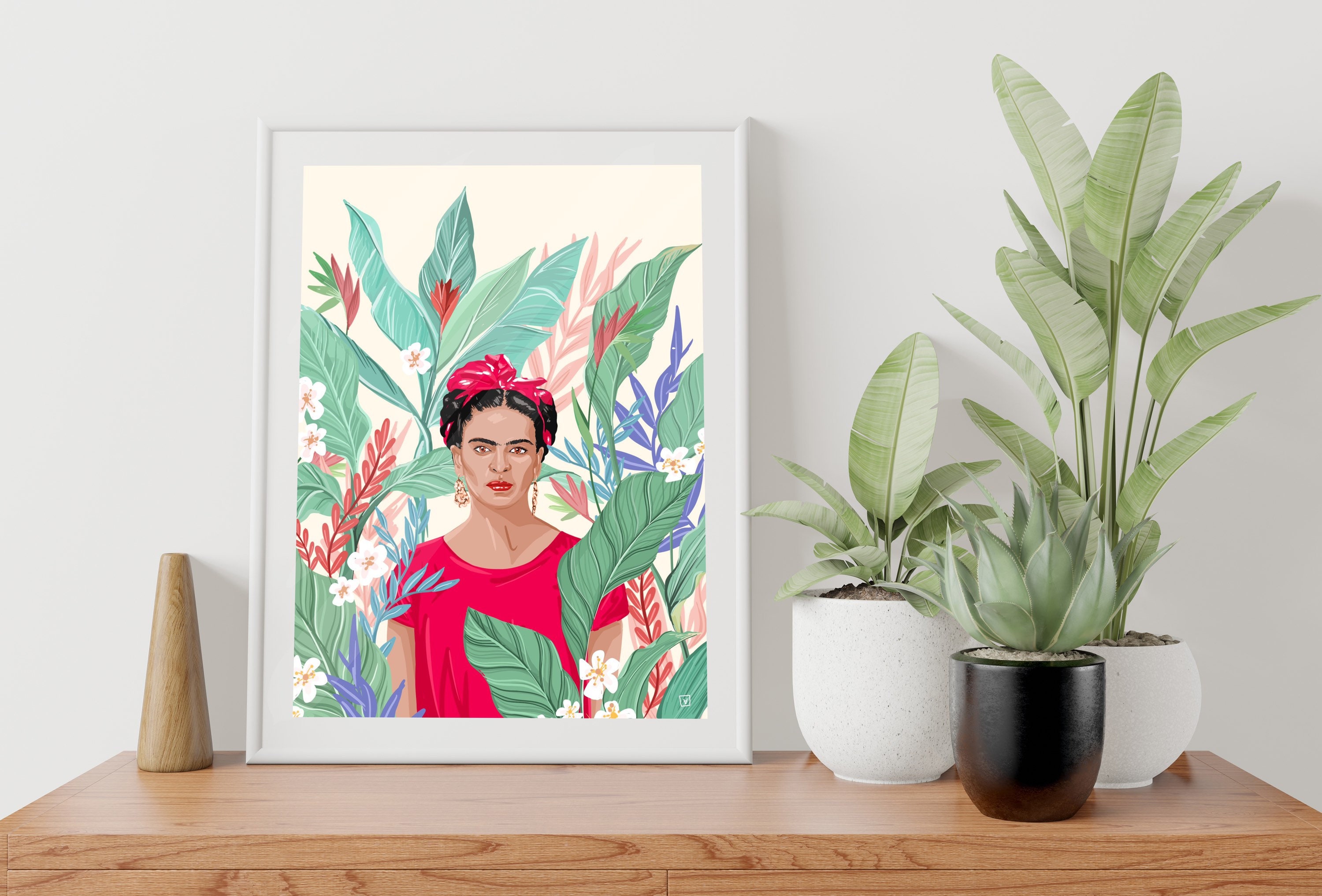 Frida Kahlo Poster Feminist Art Mural Feminism Art Illustration