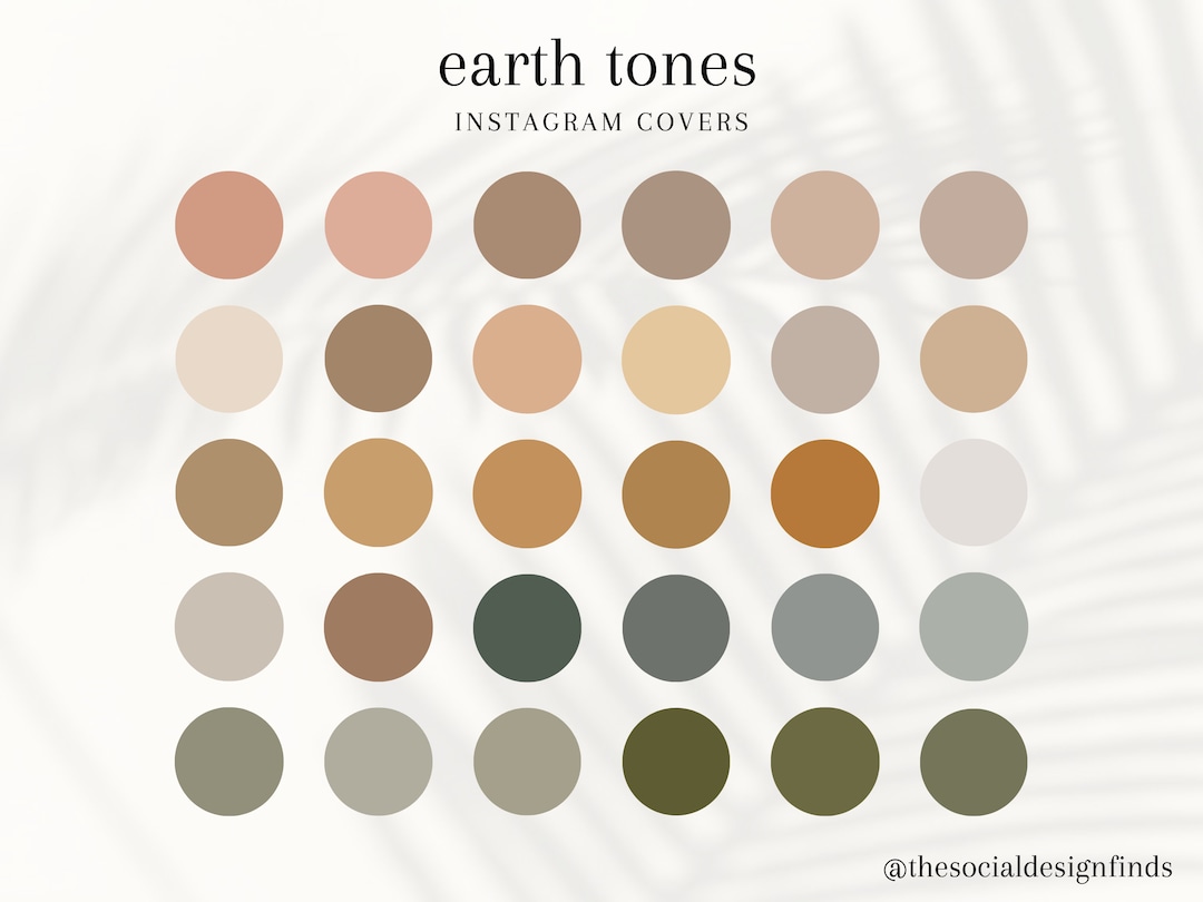 30 Earth Tones Instagram Highlight Covers | Earthy Neutral Instagram ...