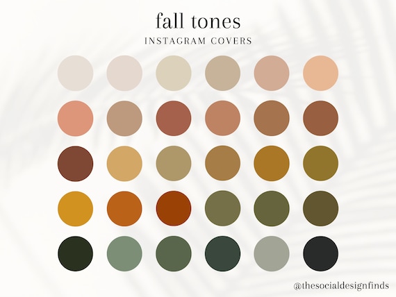 30 Fall Tone Instagram Highlight Covers Autumn Earth Tone - Etsy Australia