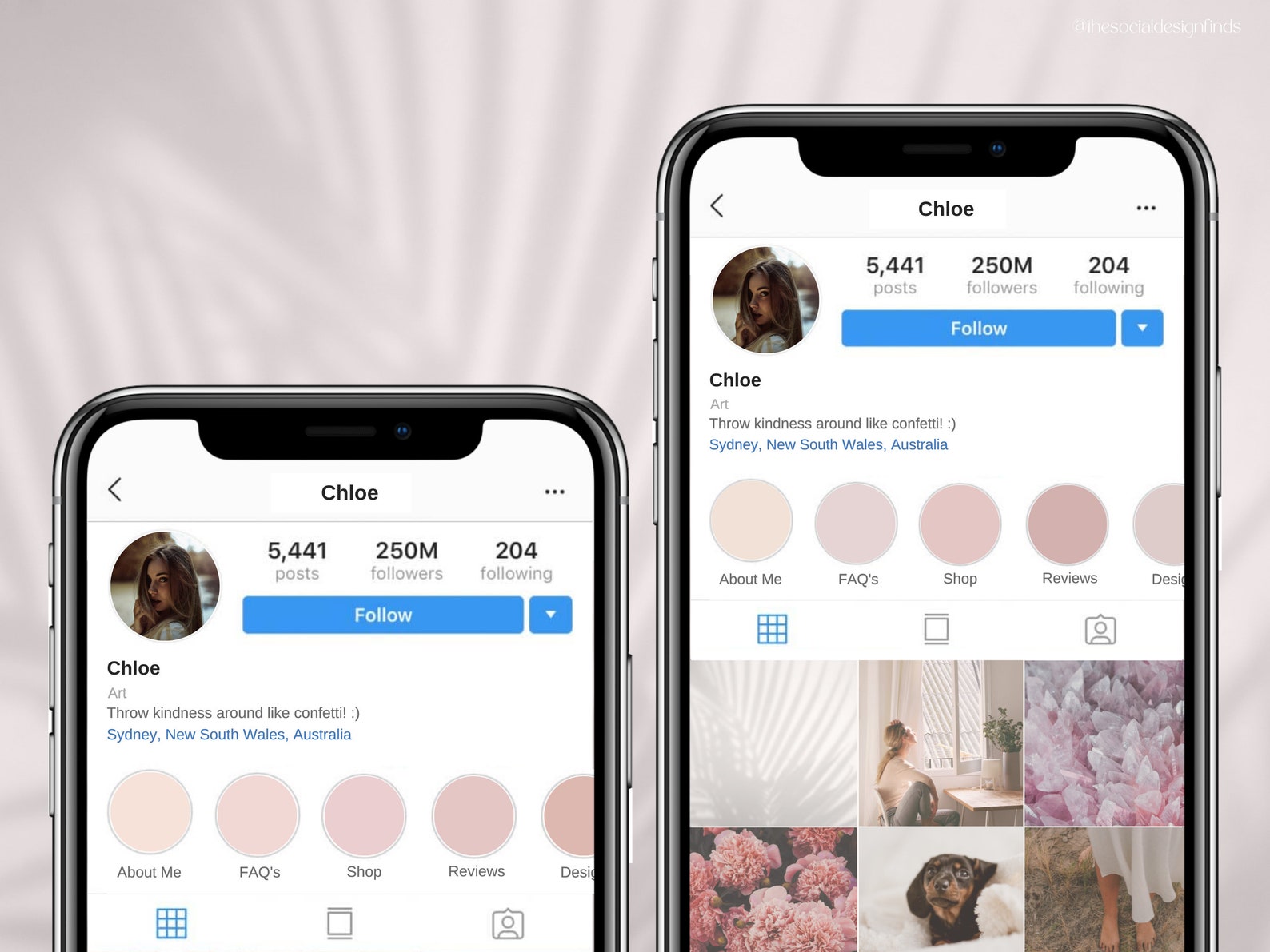 30 Dreamy Blush Instagram Highlight Covers | Pastel Insta Story ...