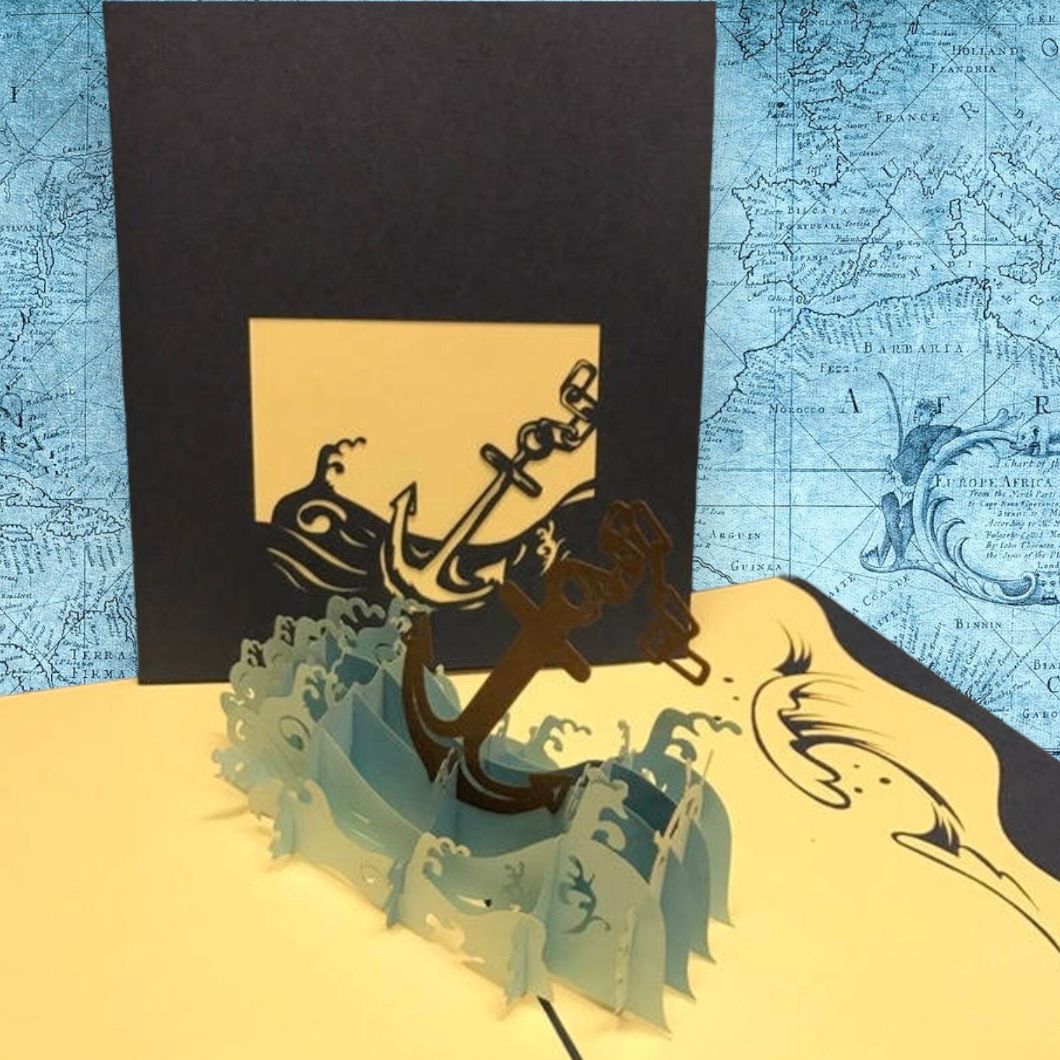 ANCHOR Pop up Card You're My Anchor Card 3D Appreciation Card Deep ...