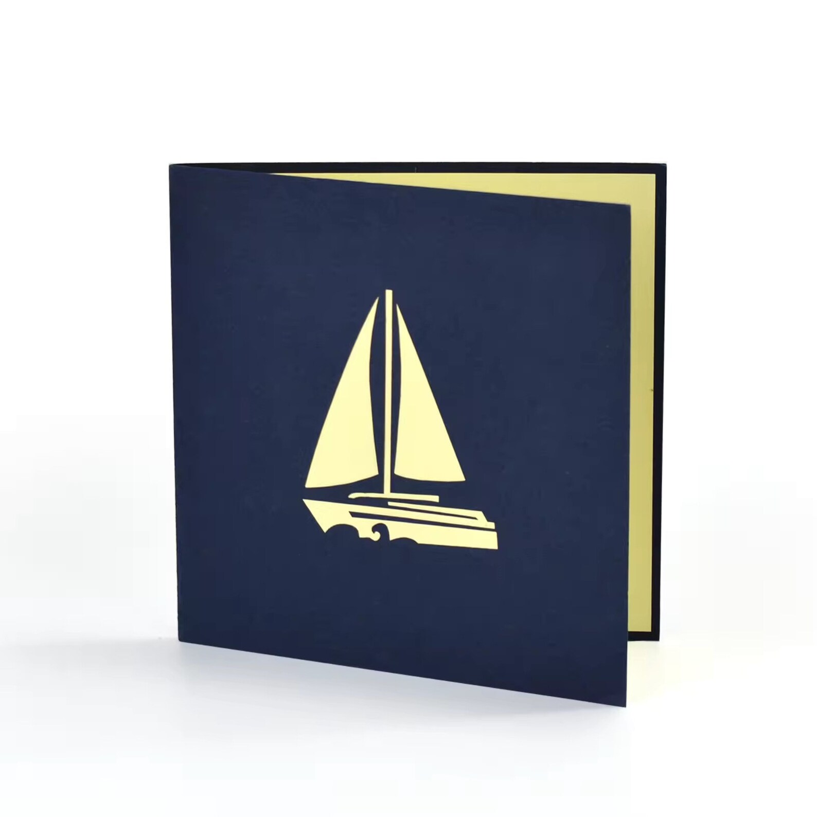 SAILBOAT Pop up Card - Boat Popup Card - Sailor Card - 3D Ocean Card ...