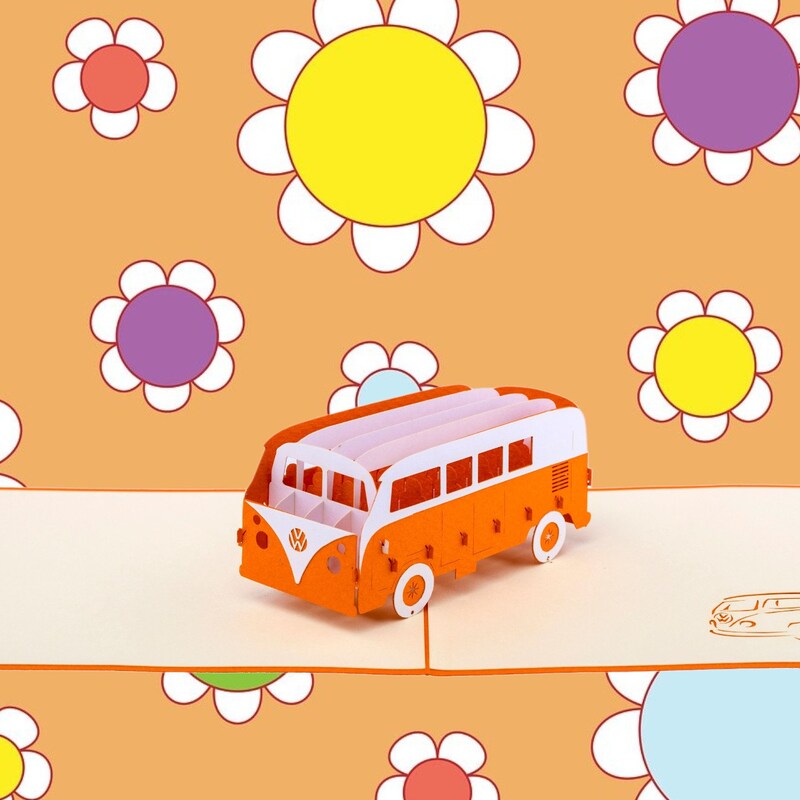 Vw Bus Card - Etsy