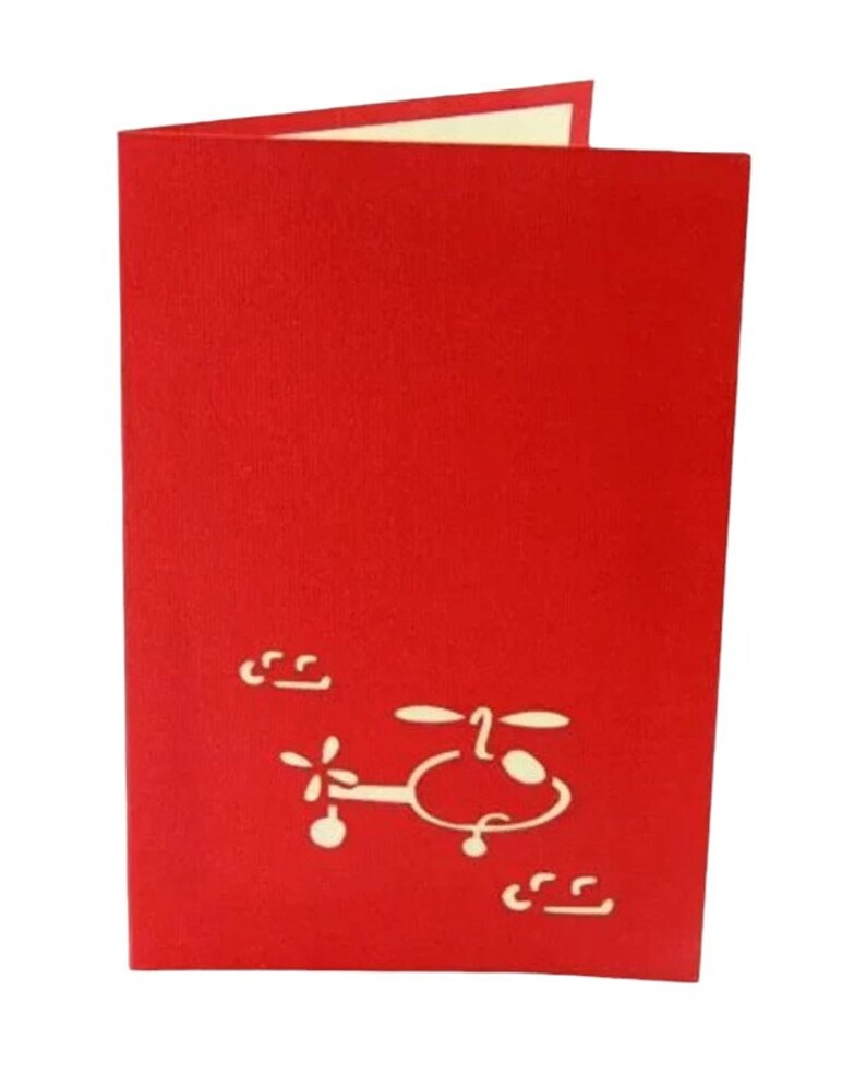 TOY HELICOPTER Pop up Card - Kids Favorite Helicopter - 3D Chopper Card ...