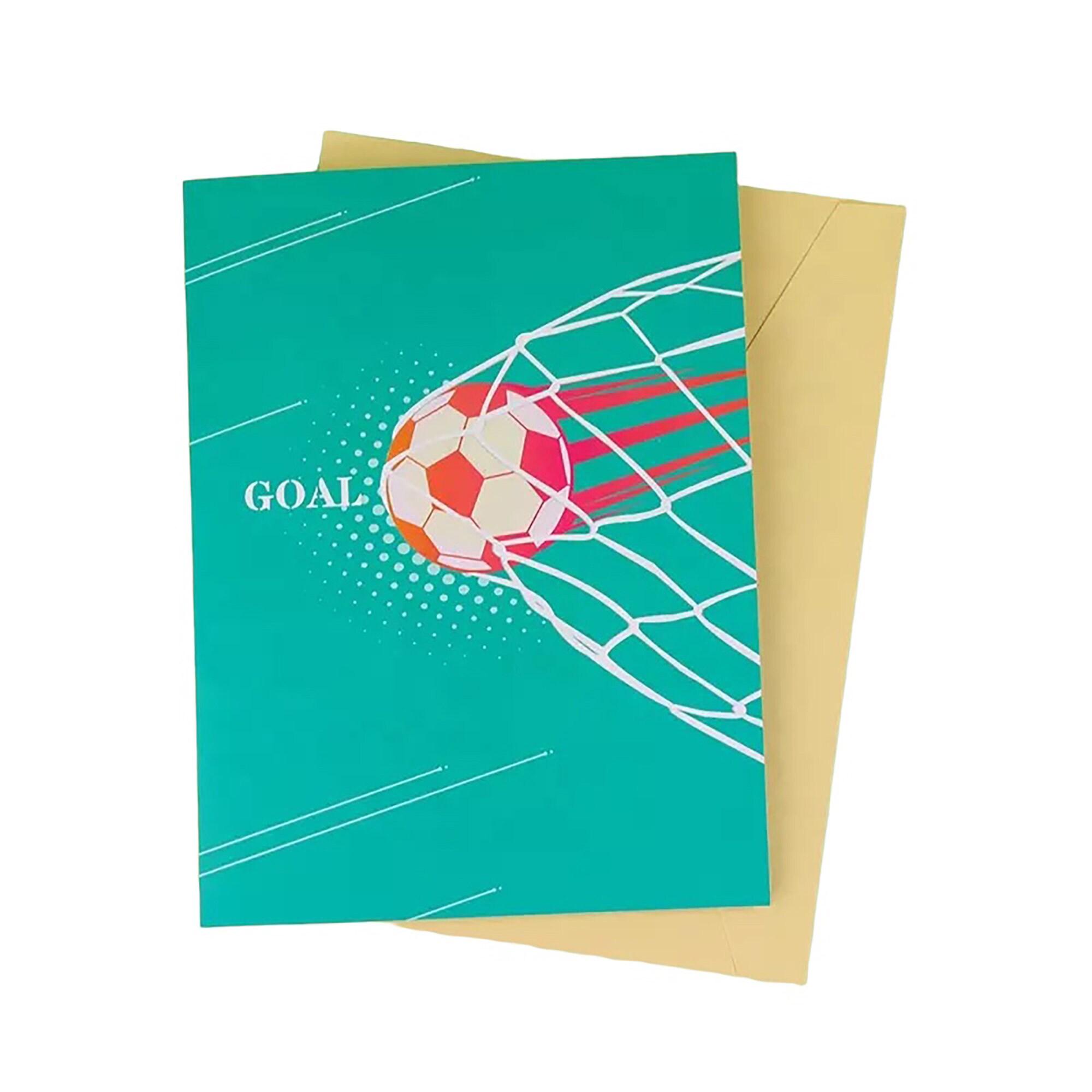 SOCCER GOAL Pop up Card Football Sports Card Fútbol Pop up Card ...