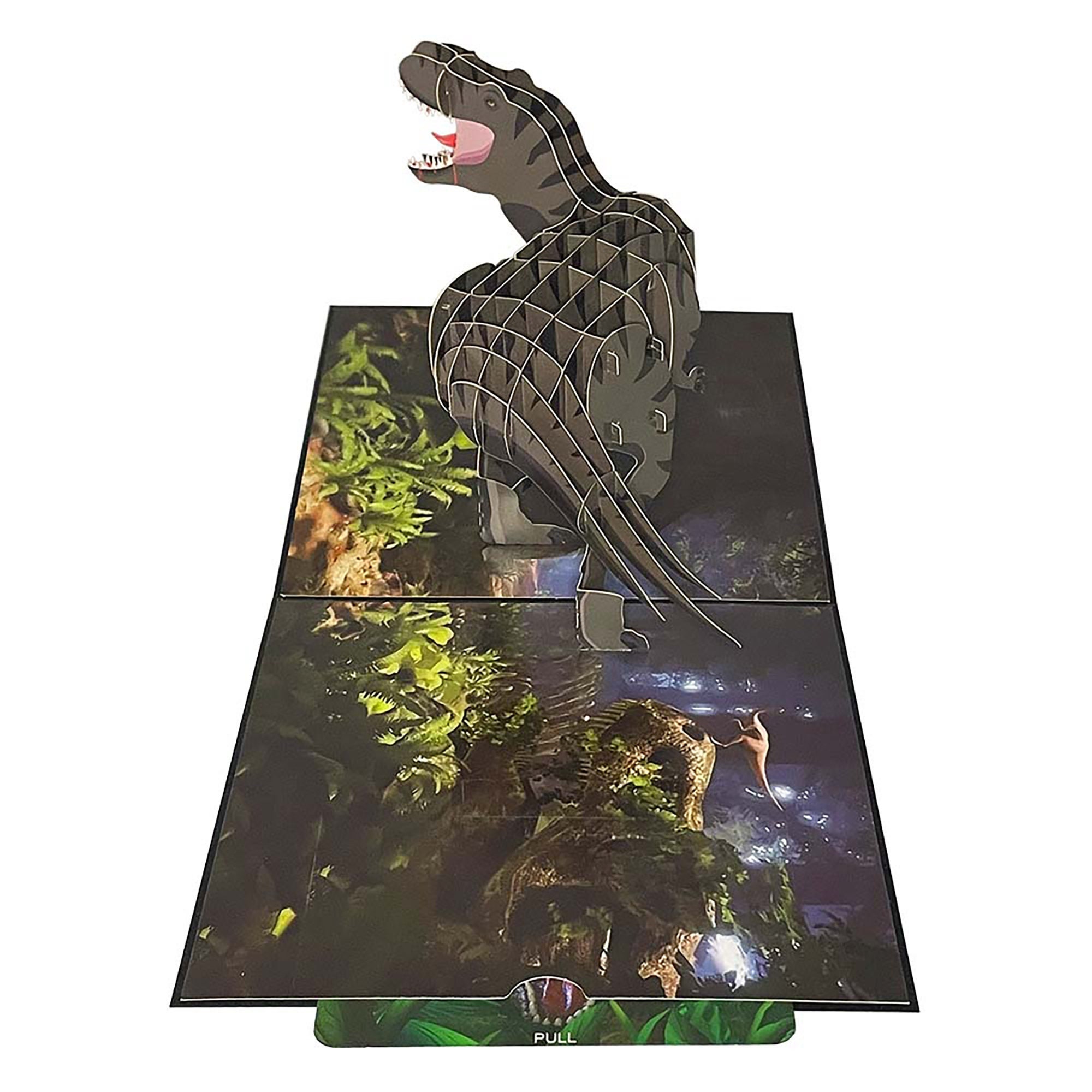 BEST T-REX Pop up Card Lifesize Tyrannosaurus Dinosaur Card 3D Jurassic ...