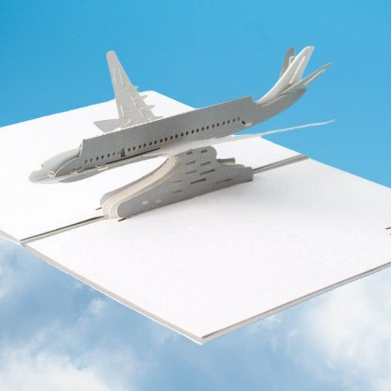 Airplane Card - Etsy