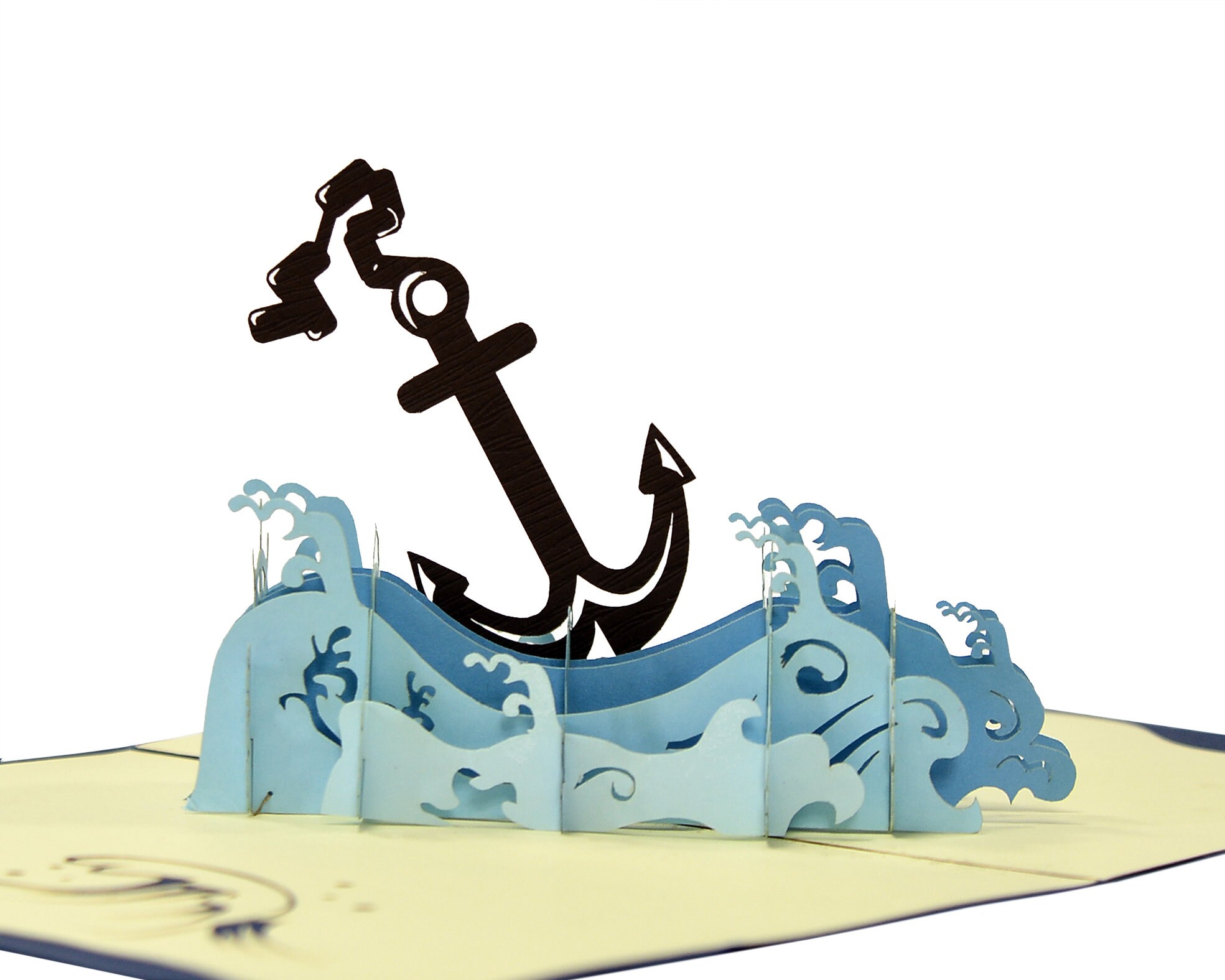 ANCHOR Pop up Card You're My Anchor Card 3D Appreciation Card Deep ...