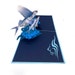 FLYING FISH Pop up Card Life of Pi Card Hand Assembled Pop up Fish Card ...