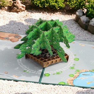 BONSAI PINE TREE Pop up Card - 3D Strength & Resilience Card ...