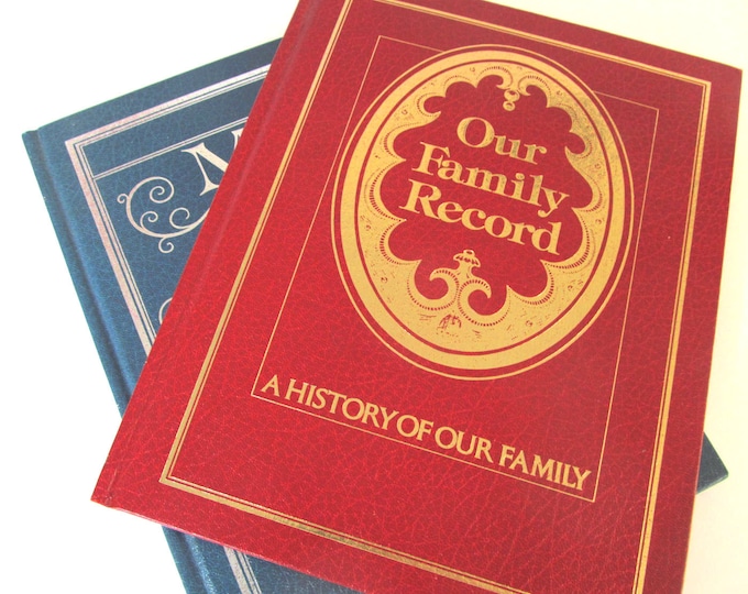Family Tree Record Book Choice of Two Versions Hardback - Etsy